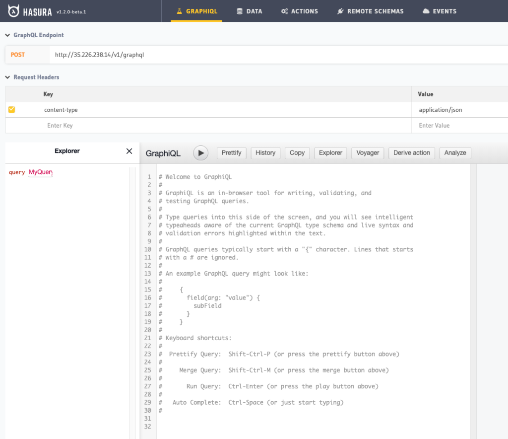 Basic Crud Operations Using Hasura Graphql With Distributed Sql On Gke Yugabyte