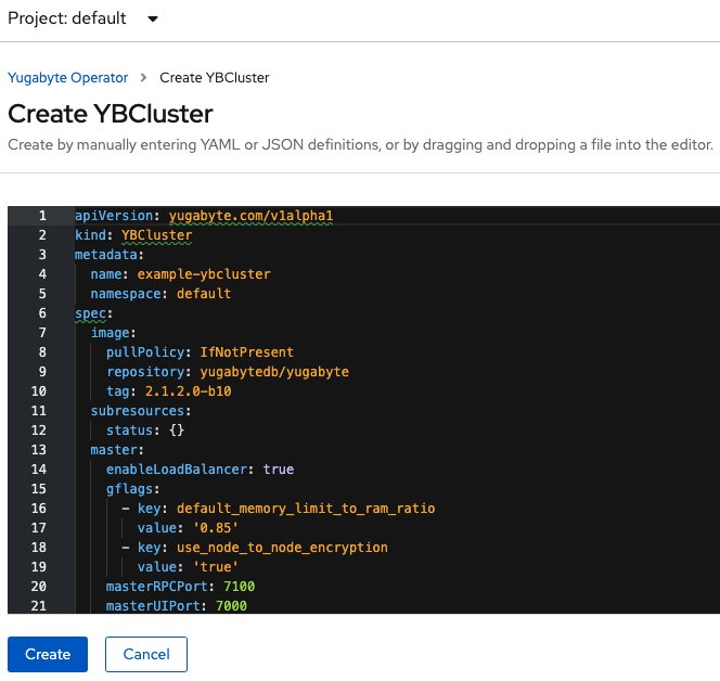 Getting Started With Distributed Sql On Red Hat Openshift With Yugabytedb Operator Yugabyte