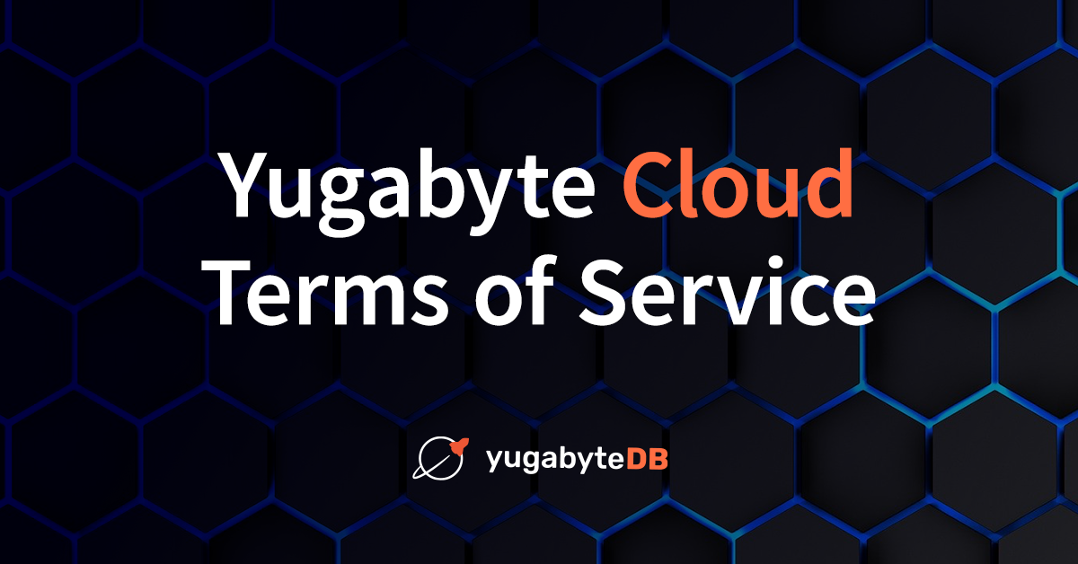 Yugabyte University Terms of Service | Yugabyte