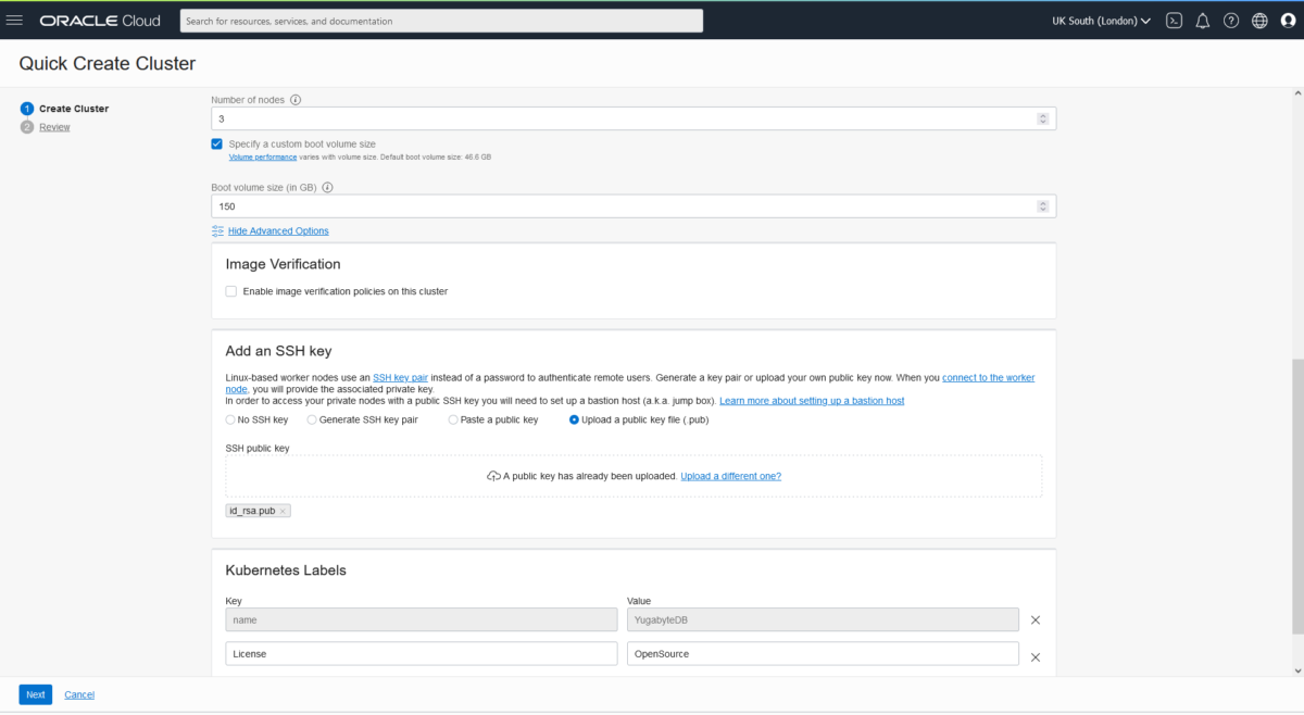 YugabyteDB on OKE (Oracle Cloud Kubernetes) | Yugabyte