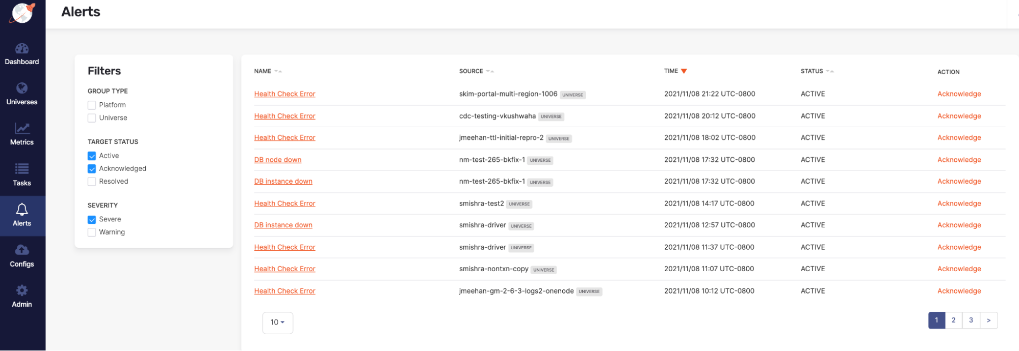 Alerts And Notifications In Yugabyte Platform Yugabyte