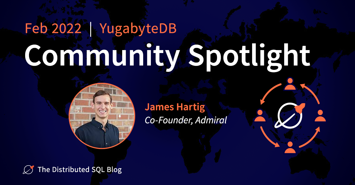 Admiral Co-Founder Featured in Yugabyte Community Spotlight