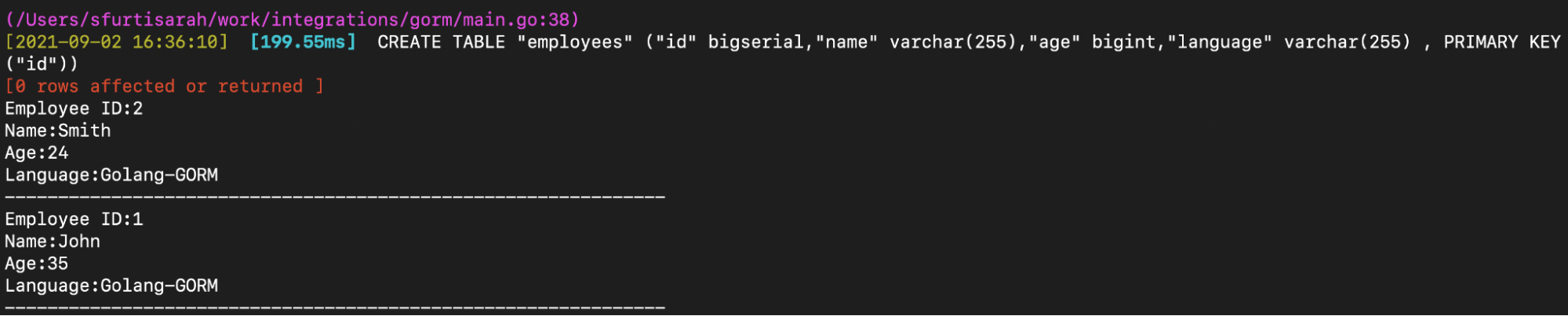 Using Gorm With Yugabytedb Create A Simple Go Application