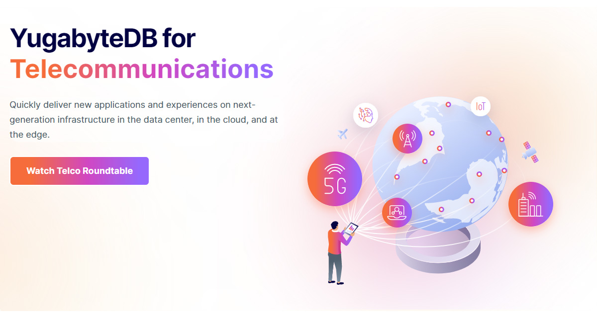 YugabyteDB for Telecommunications | Yugabyte