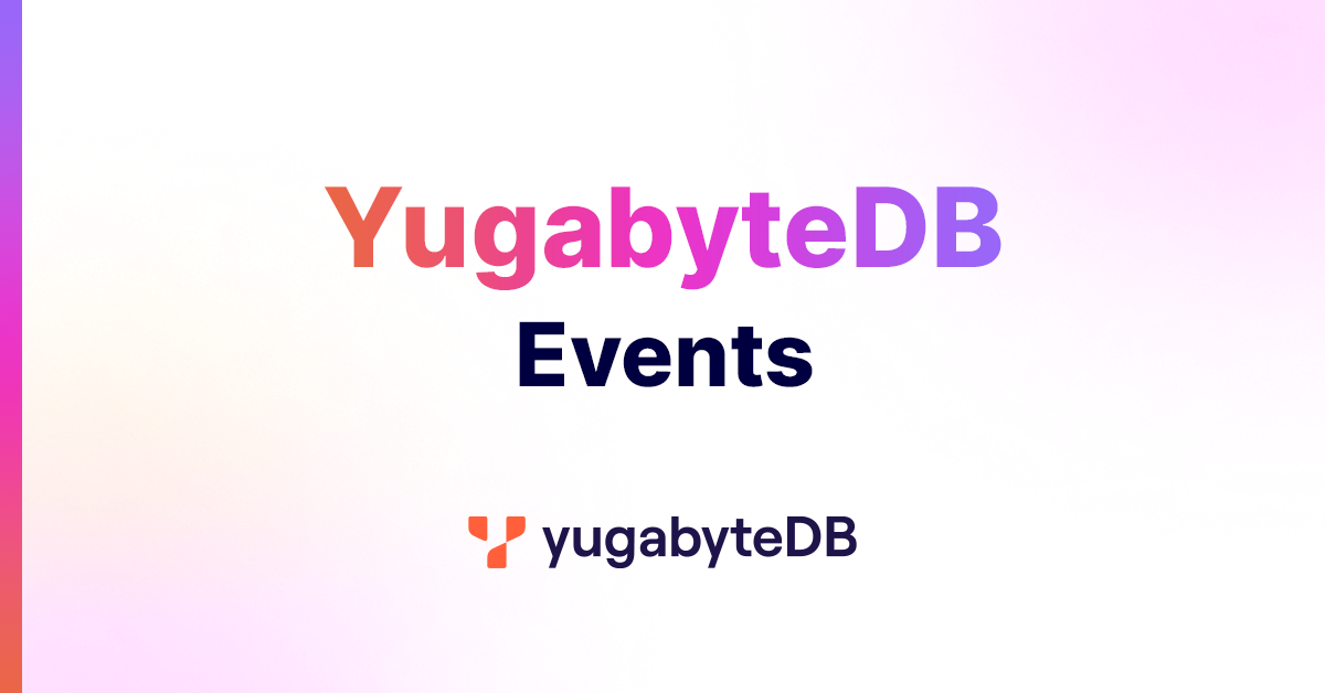 Events | Yugabyte