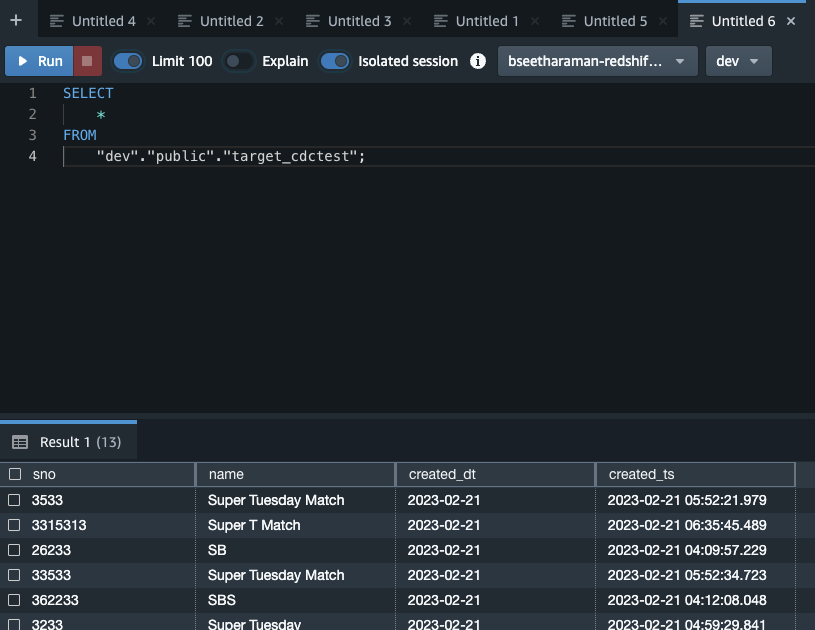 Integrate YugabyteDB with Amazon Redshift Using AWS Managed Kafka Stream