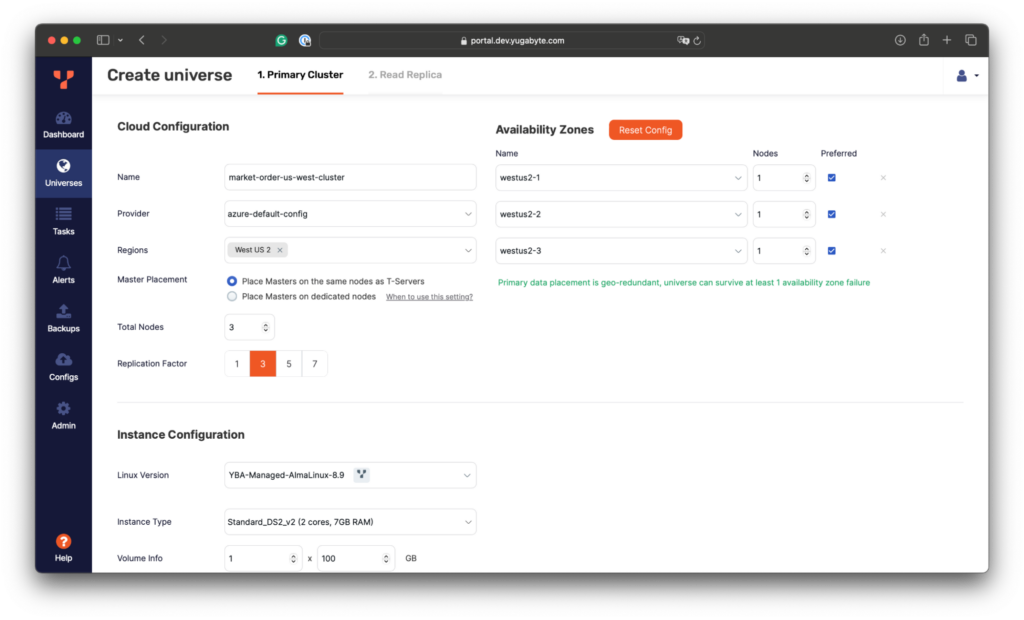 Using Yugabytedb Xcluster Dr For Postgresql Disaster Recovery In Azure Yugabyte