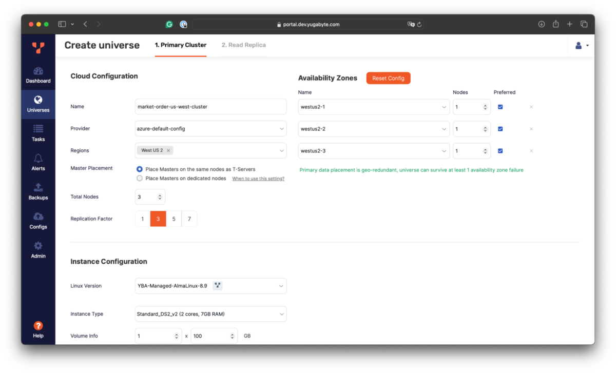 Using Yugabytedb Xcluster Dr For Postgresql Disaster Recovery In Azure Yugabyte