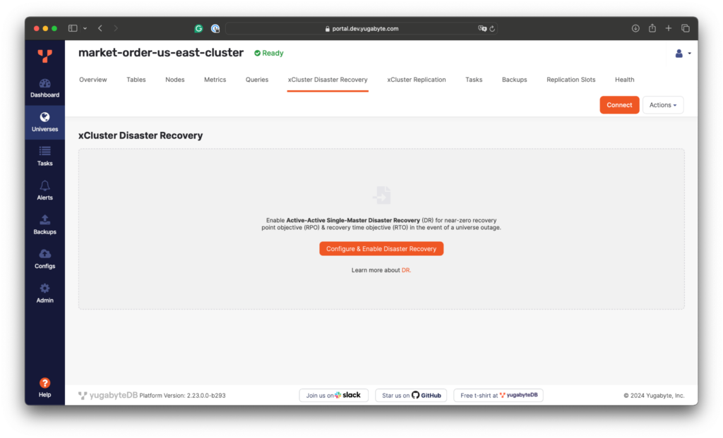 Using YugabyteDB xCluster DR for PostgreSQL Disaster Recovery in Azure | Yugabyte