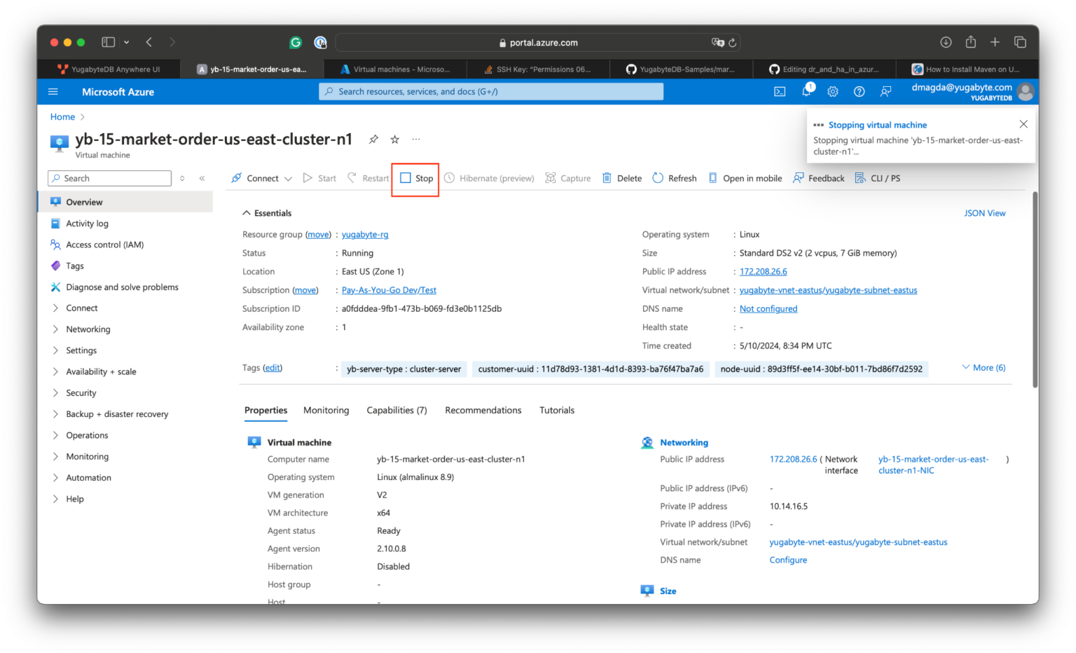 Using Yugabytedb Xcluster Dr For Postgresql Disaster Recovery In Azure Yugabyte